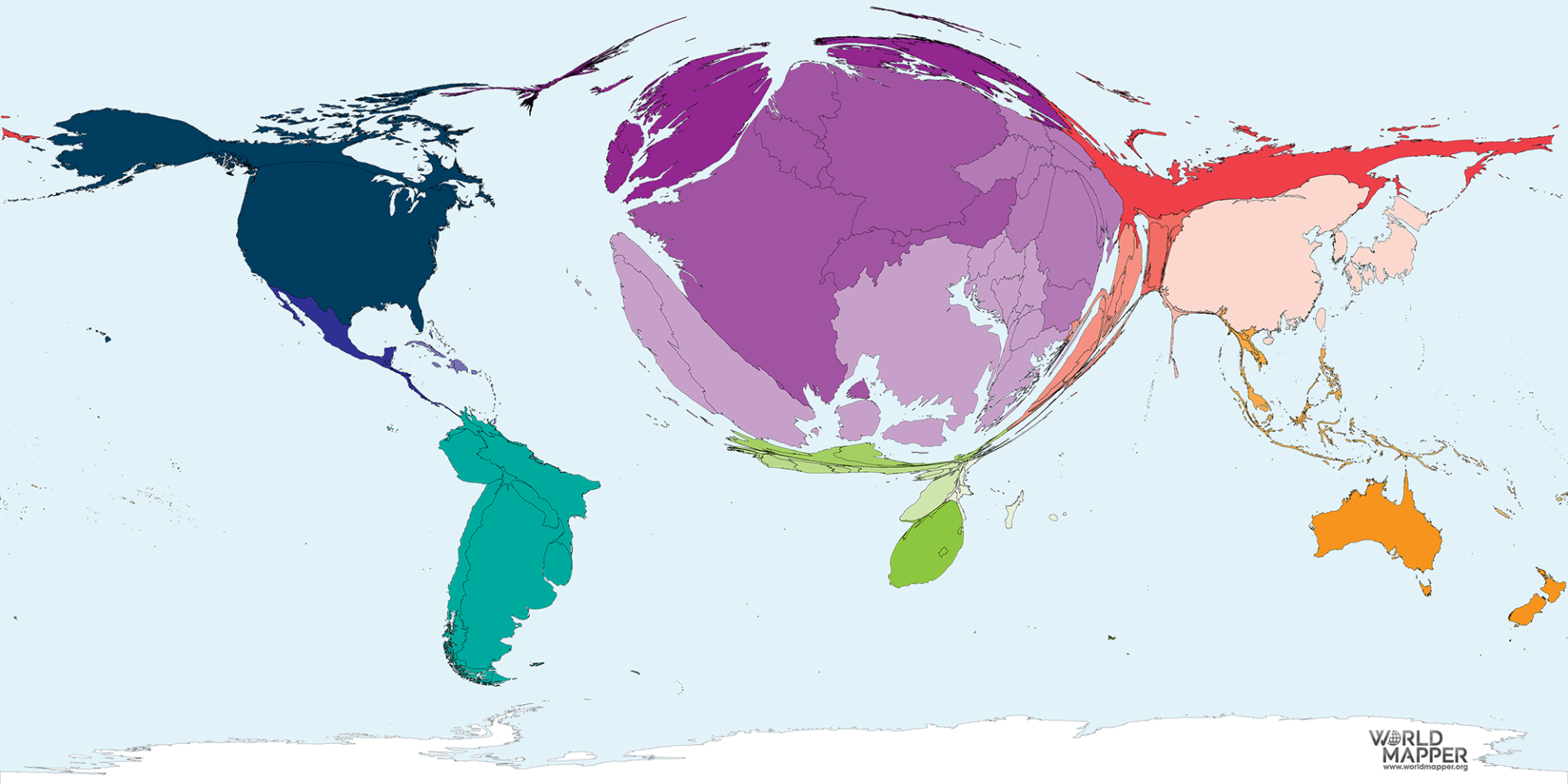 Urban Population - Worldmapper