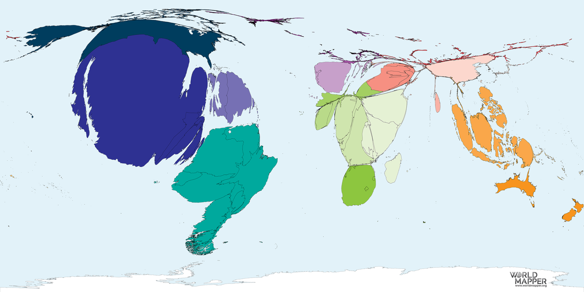Camels - Worldmapper