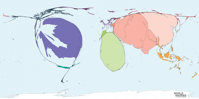 Earthquakes 2001-2017 - Worldmapper