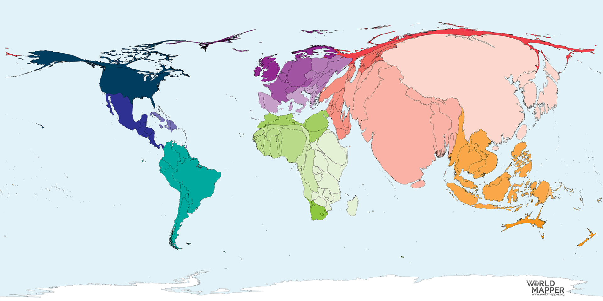 Population Year 1900 - Worldmapper