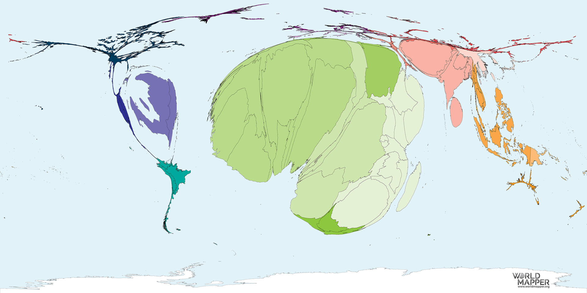 Population Year 1 - Worldmapper