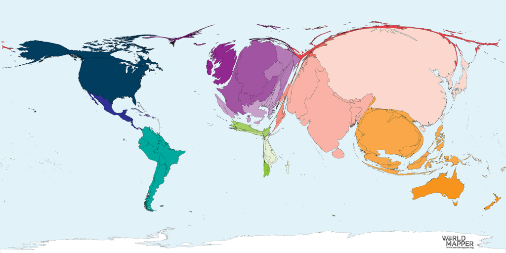 Flood Damages 2001-2017 - Worldmapper