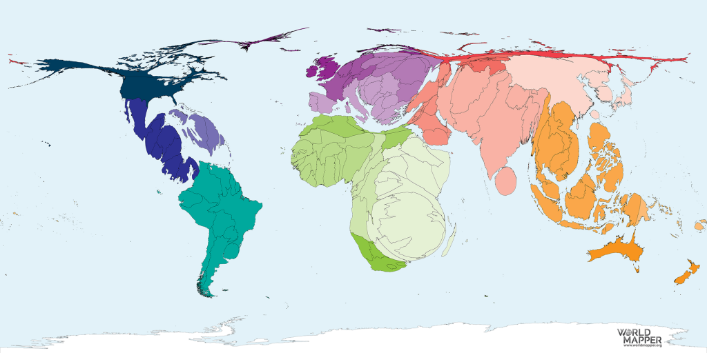 Population Year 1973 - Worldmapper