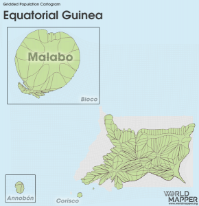 | Equatorial Guinea Gridded Population