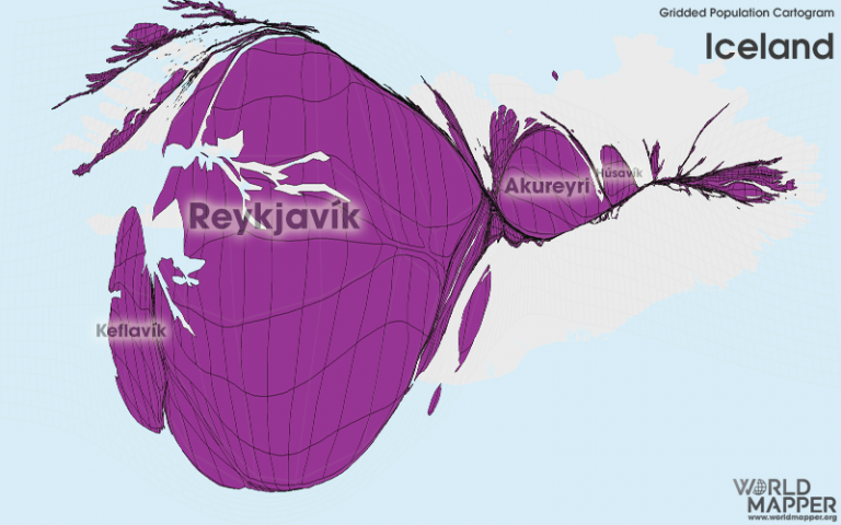 Iceland Gridded Population