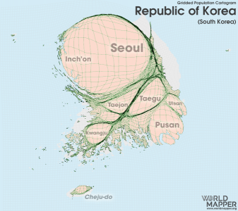 Republic of Korea Gridded Population