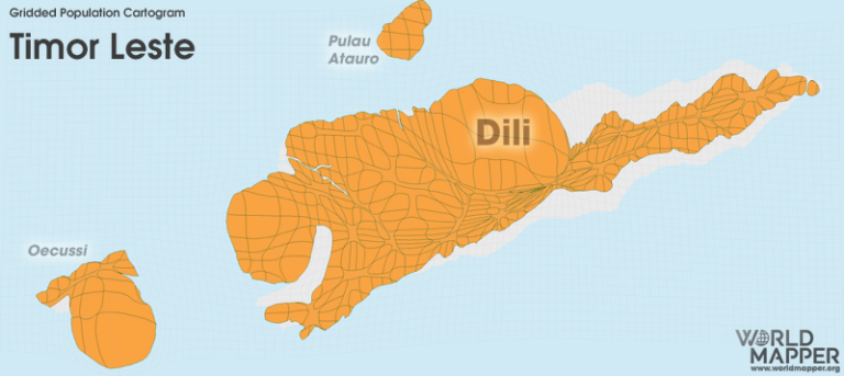 East Timor Gridded Population