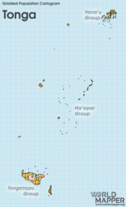 Tonga Gridded Population
