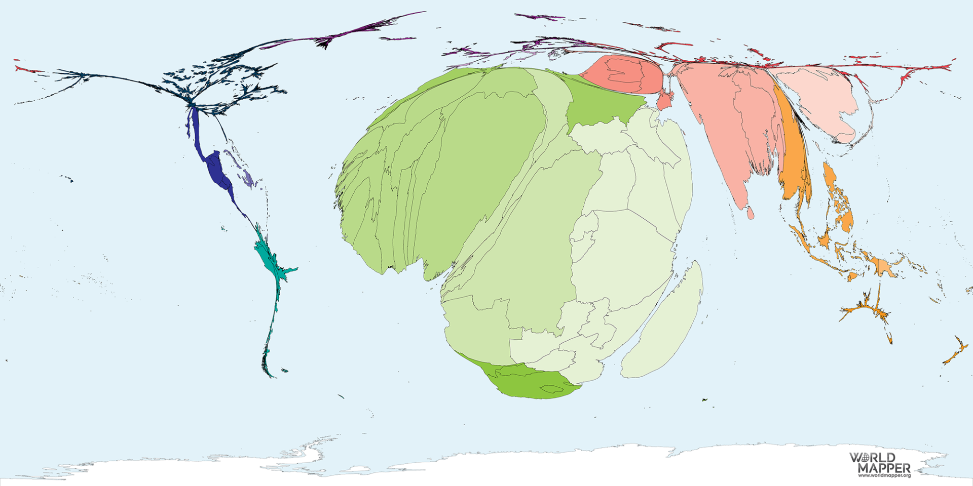 Population Year 1 - Worldmapper