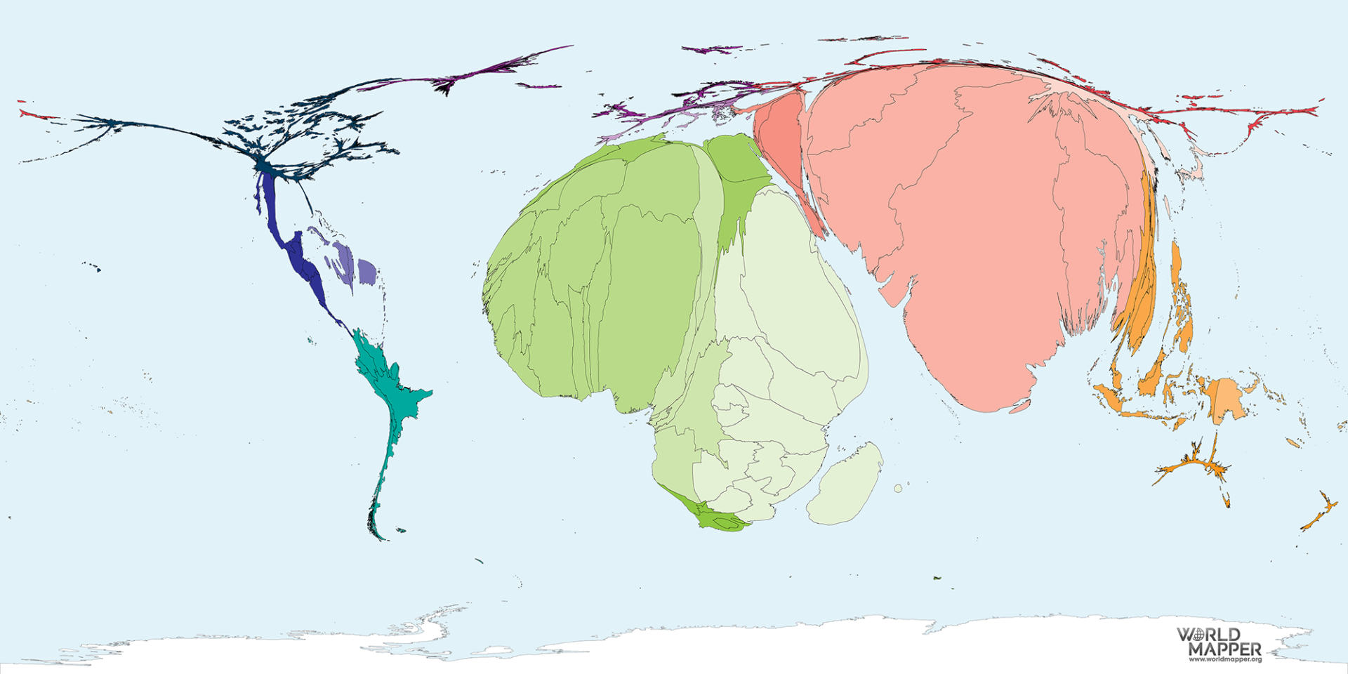 Camels - Worldmapper