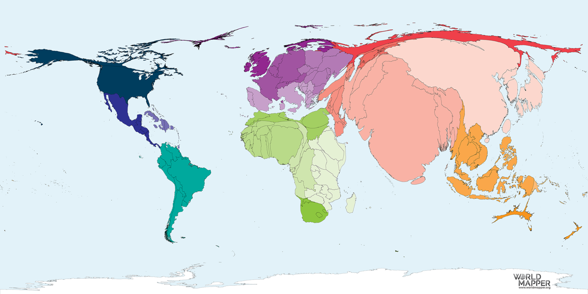 Deaths 2015 - Worldmapper