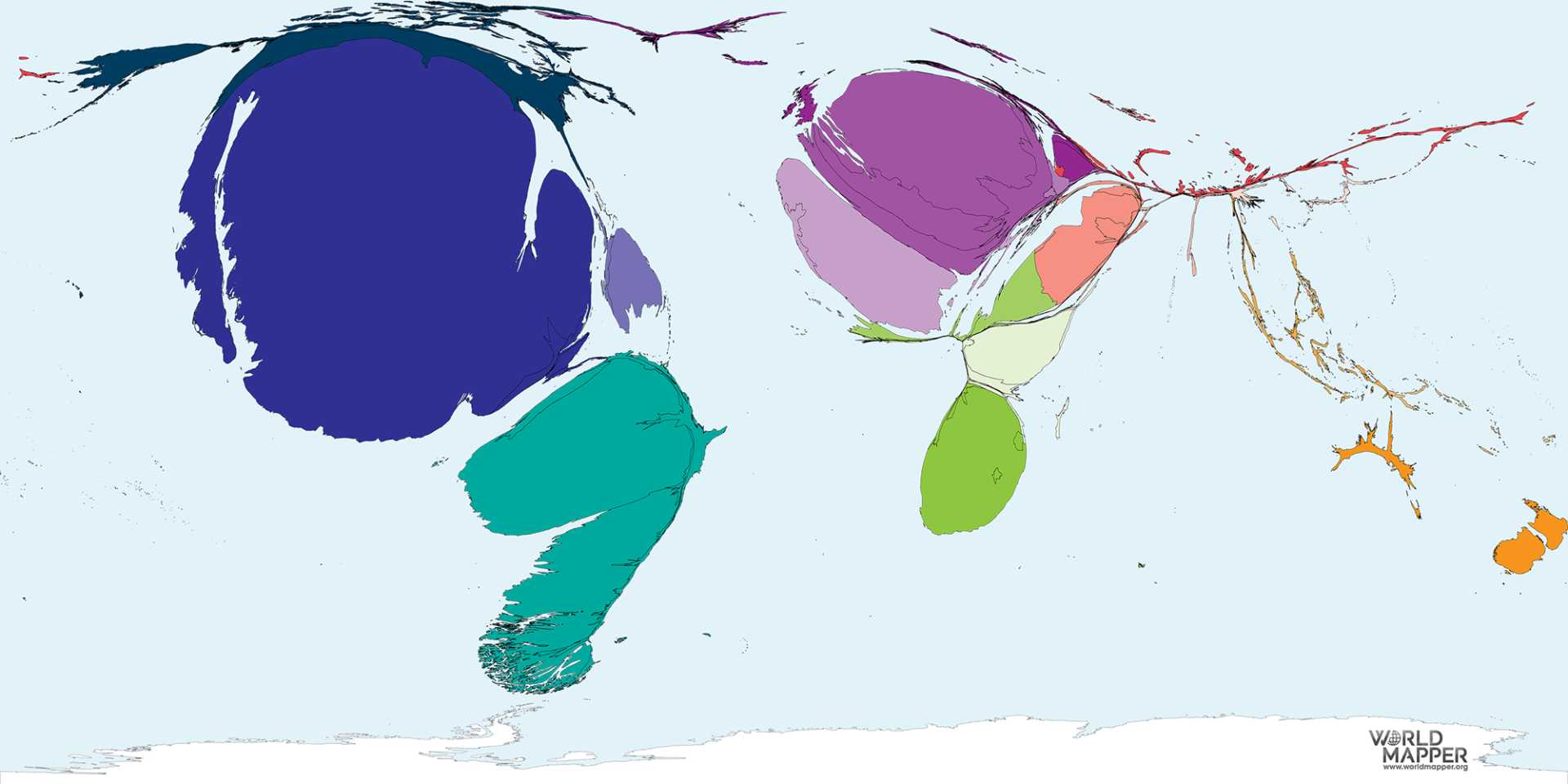 Population Year 2020 - Worldmapper