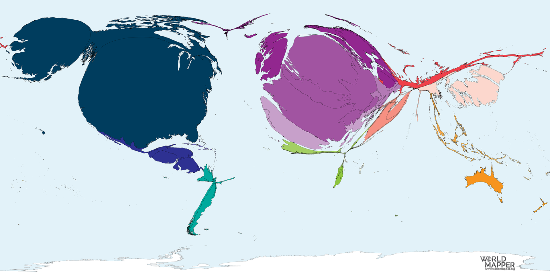 Urban Population - Worldmapper