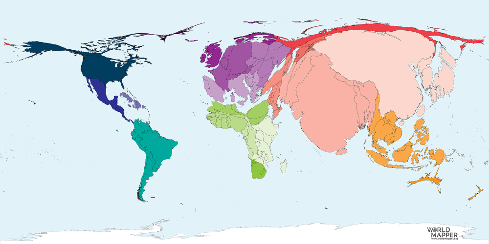 Flax fibre Production - Worldmapper