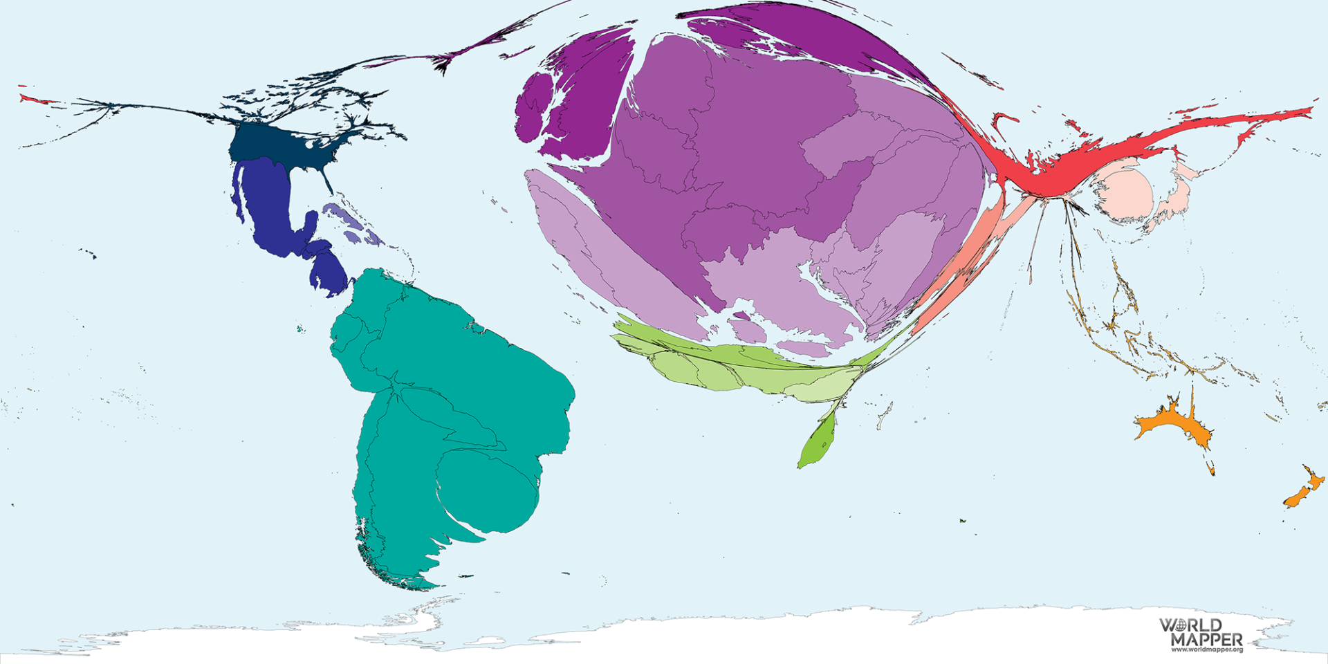 Population Year 1900 - Worldmapper