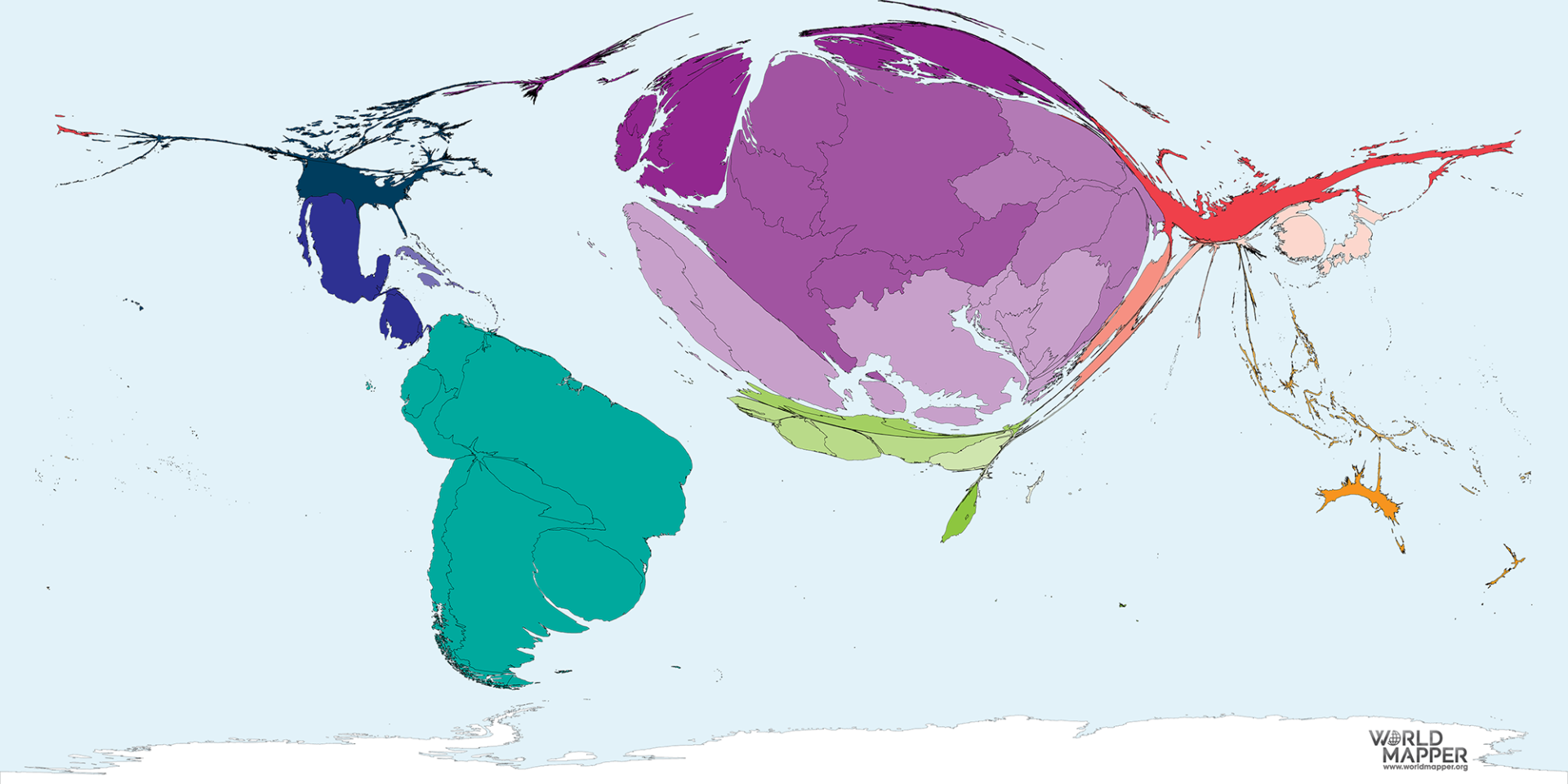 Urban Population - Worldmapper