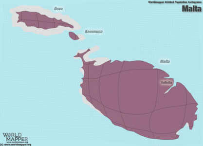 | Malta Gridded Population