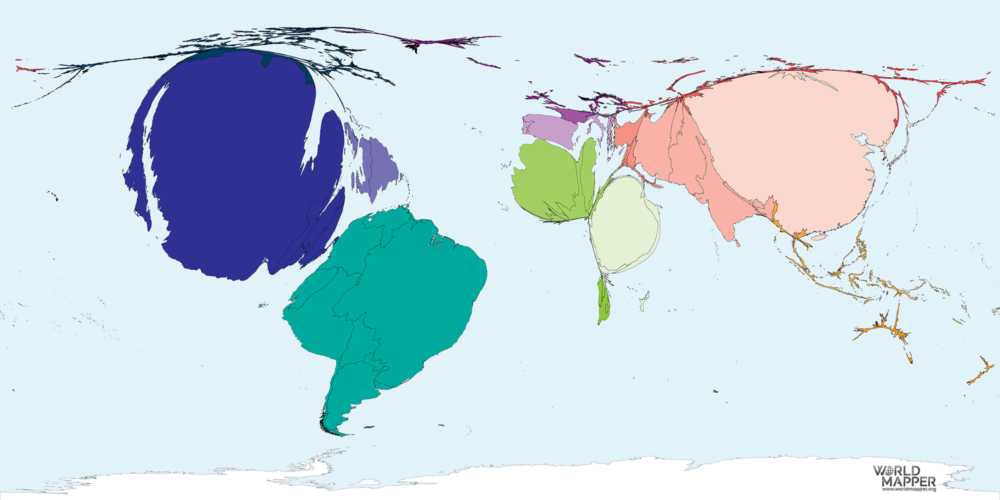 Population Year 2018 Worldmapper