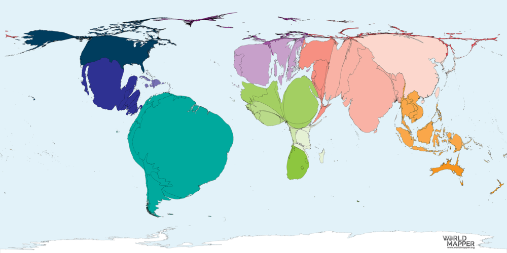 Reference map - Worldmapper