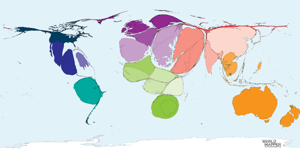 Reference map - Worldmapper
