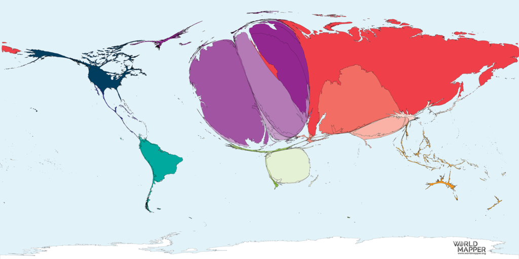 Happy Planet Index - Worldmapper