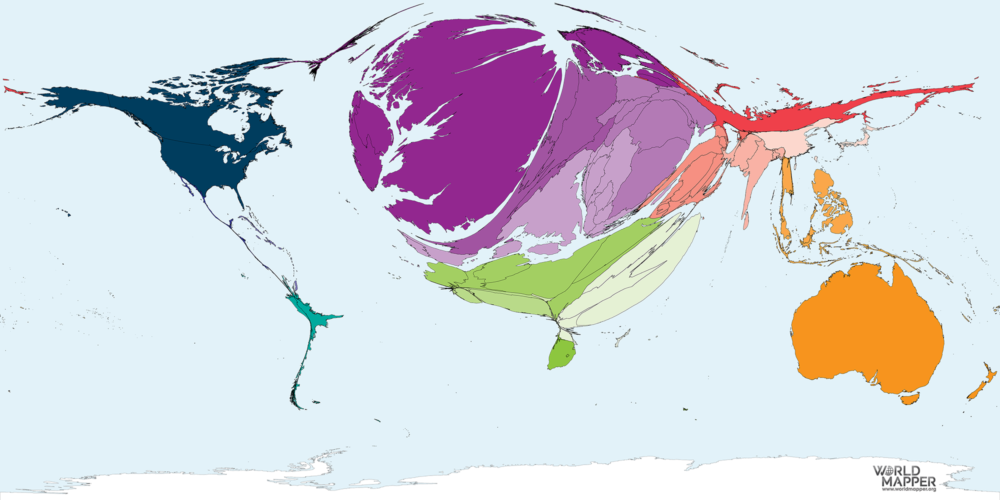 Reference map - Worldmapper