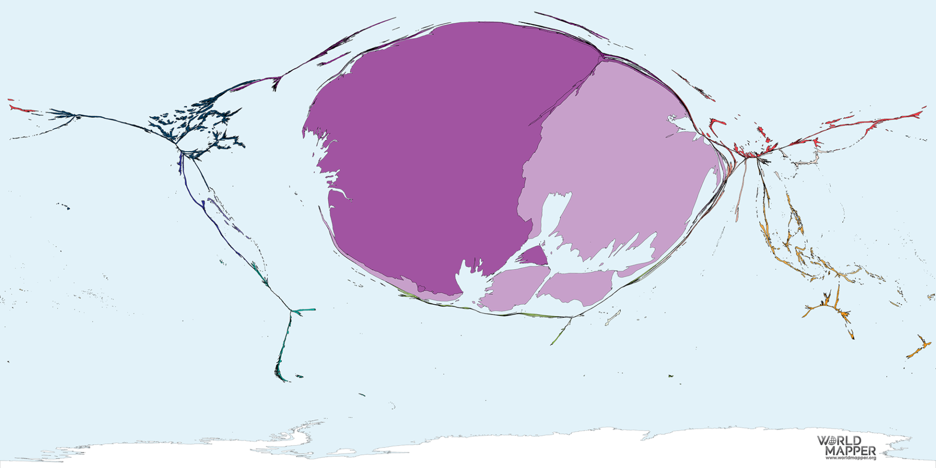 Multidimensional Poverty 2019 - Worldmapper