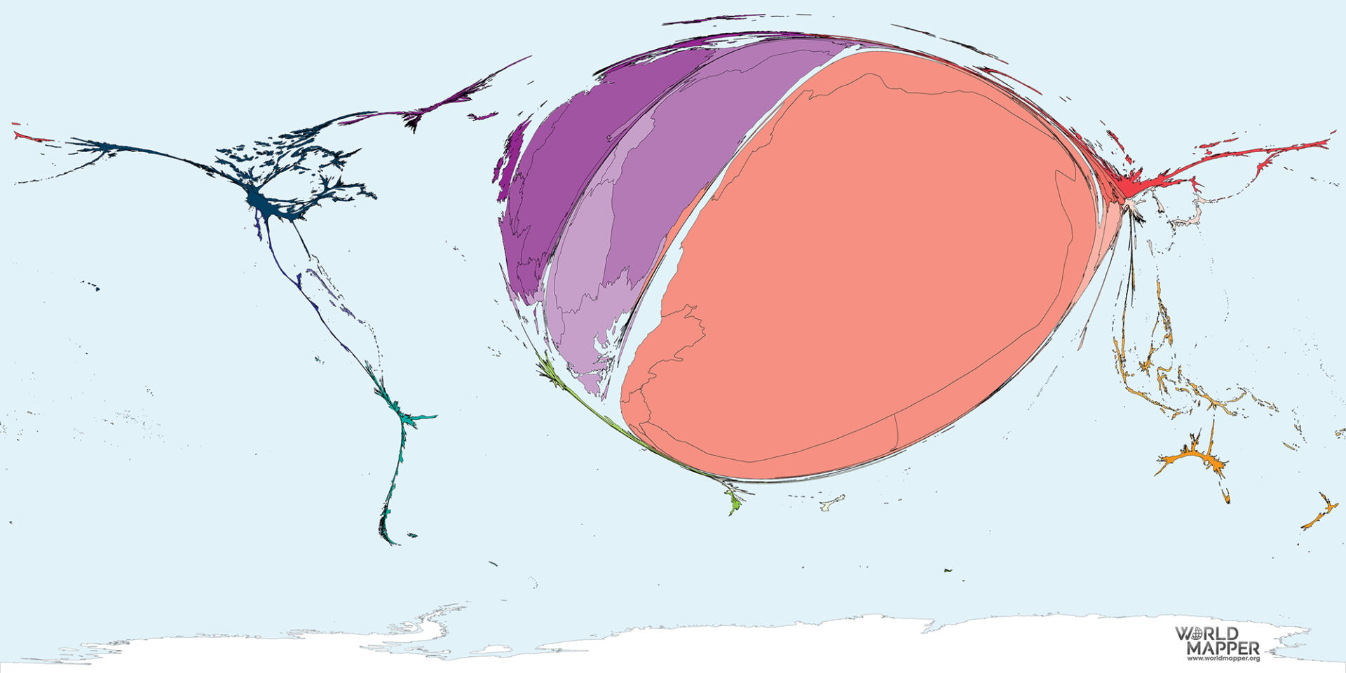 Population Year 1900 - Worldmapper
