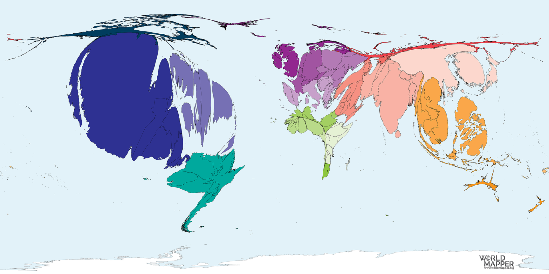 Population Year 1900 - Worldmapper
