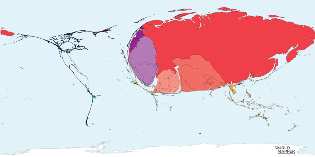 Migration to Ukraine 1990-2017 - Worldmapper