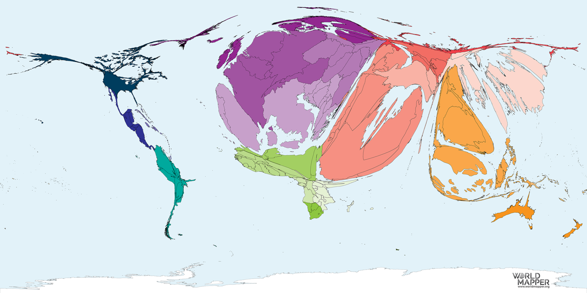Reference map - Worldmapper