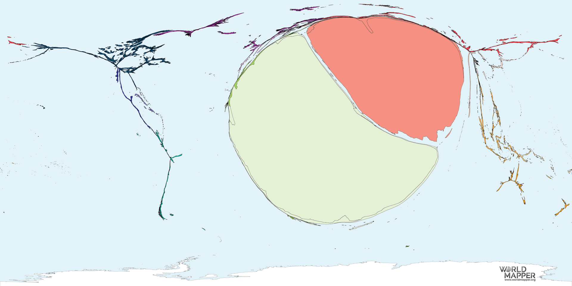 Migration to Somalia 1990-2017 - Worldmapper