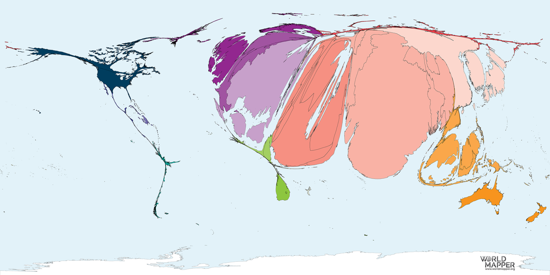 Reference map - Worldmapper