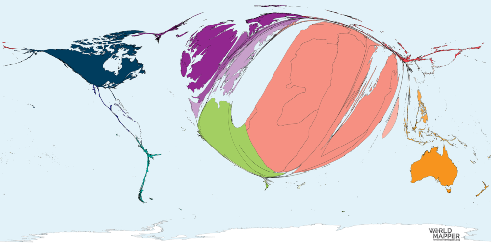 Ecological Footprint of Consumption 2019 - Worldmapper