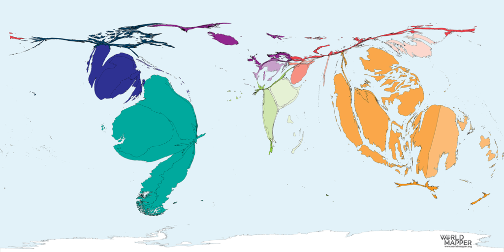 Volcanic Eruptions 2000-2017 - Worldmapper