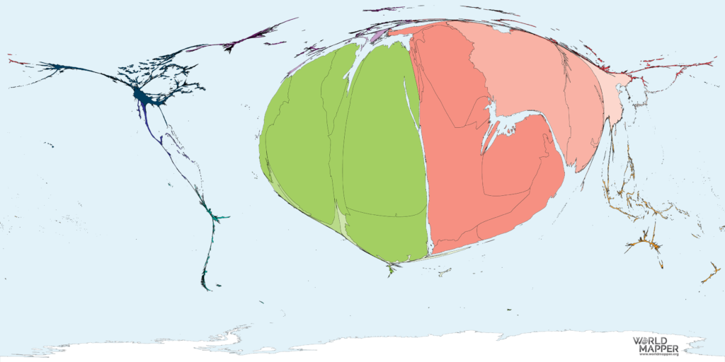 Reference map - Worldmapper
