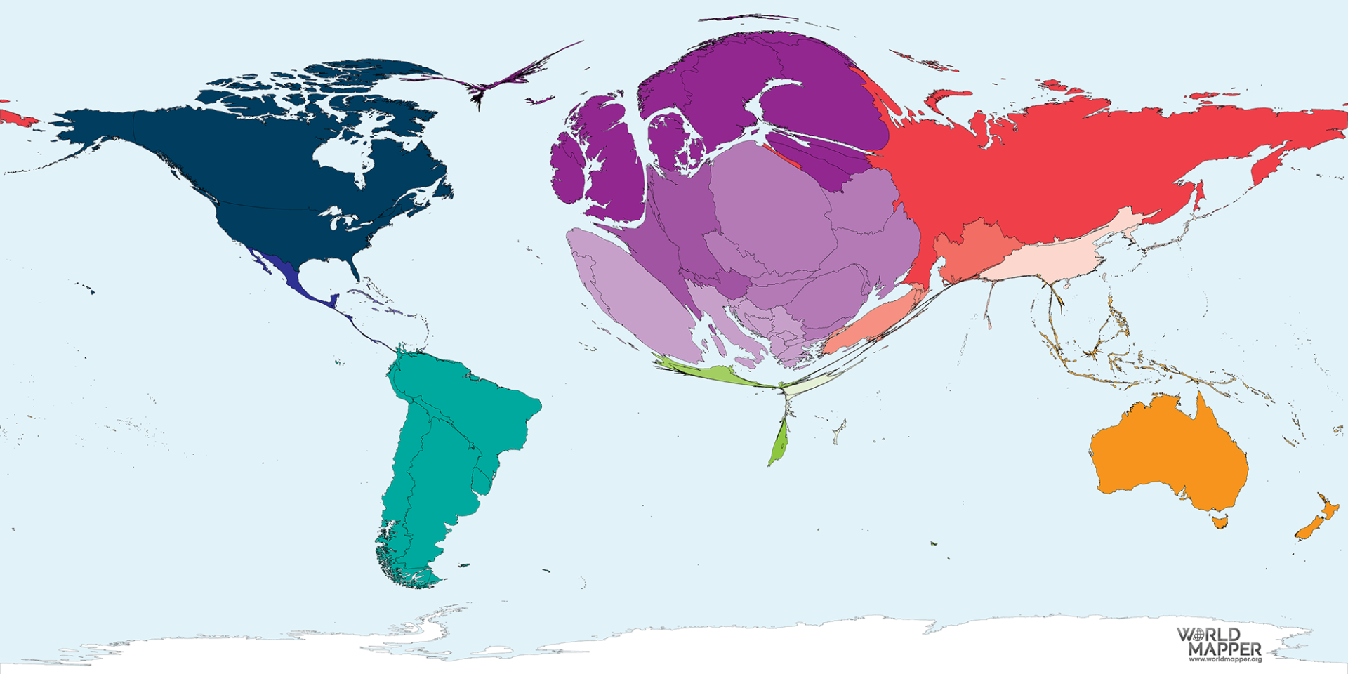 Oat Production - Worldmapper