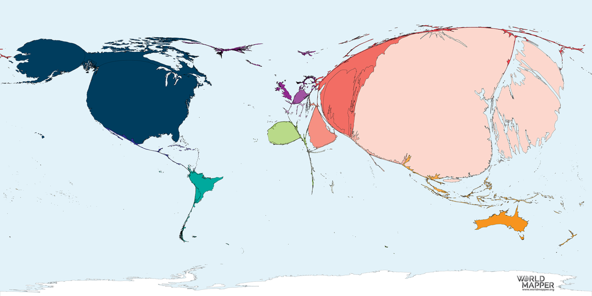 Reference map - Worldmapper