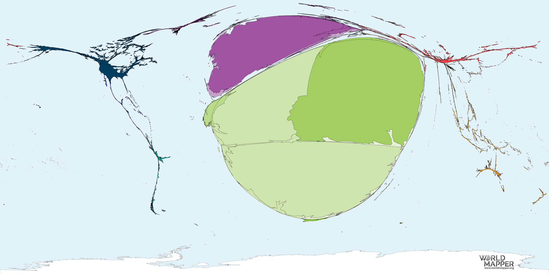 Oat Production - Worldmapper