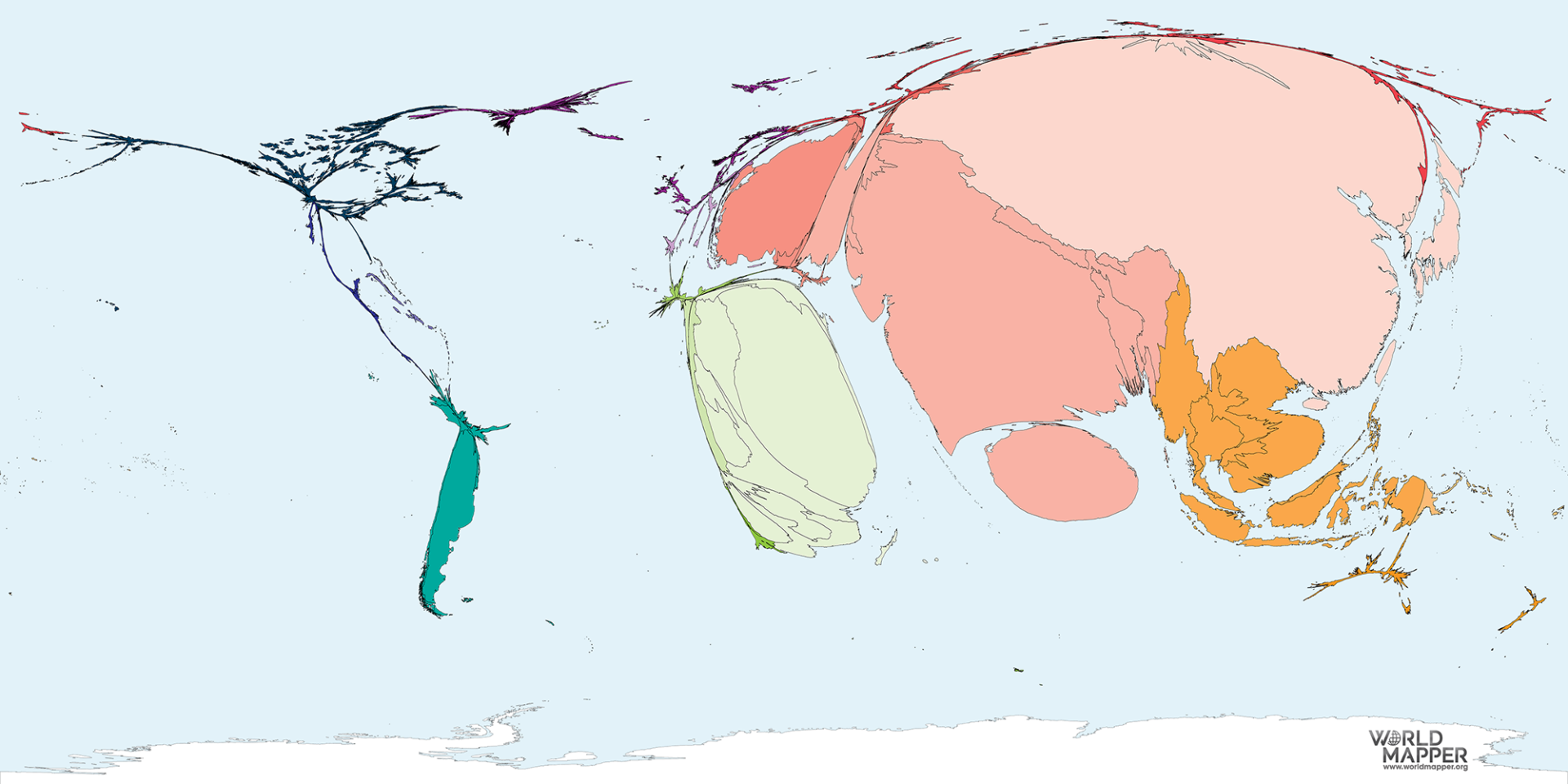 Tea Production - Worldmapper