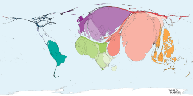 Measles Cases 2018 - Worldmapper