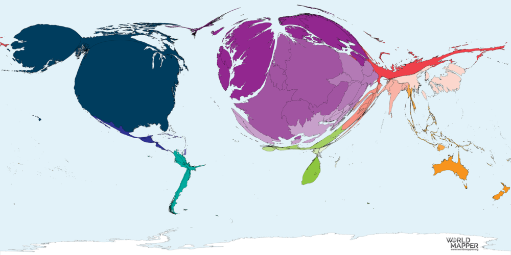 Worldmapper | rediscover the world as you've never seen it before