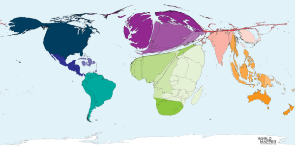 Protestant Population (incl. Anglicans) - Worldmapper