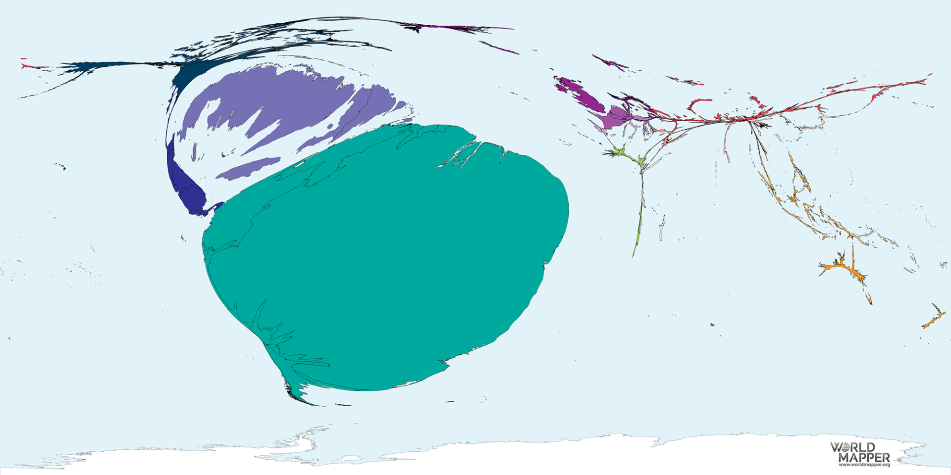 Population Year 2020 - Worldmapper
