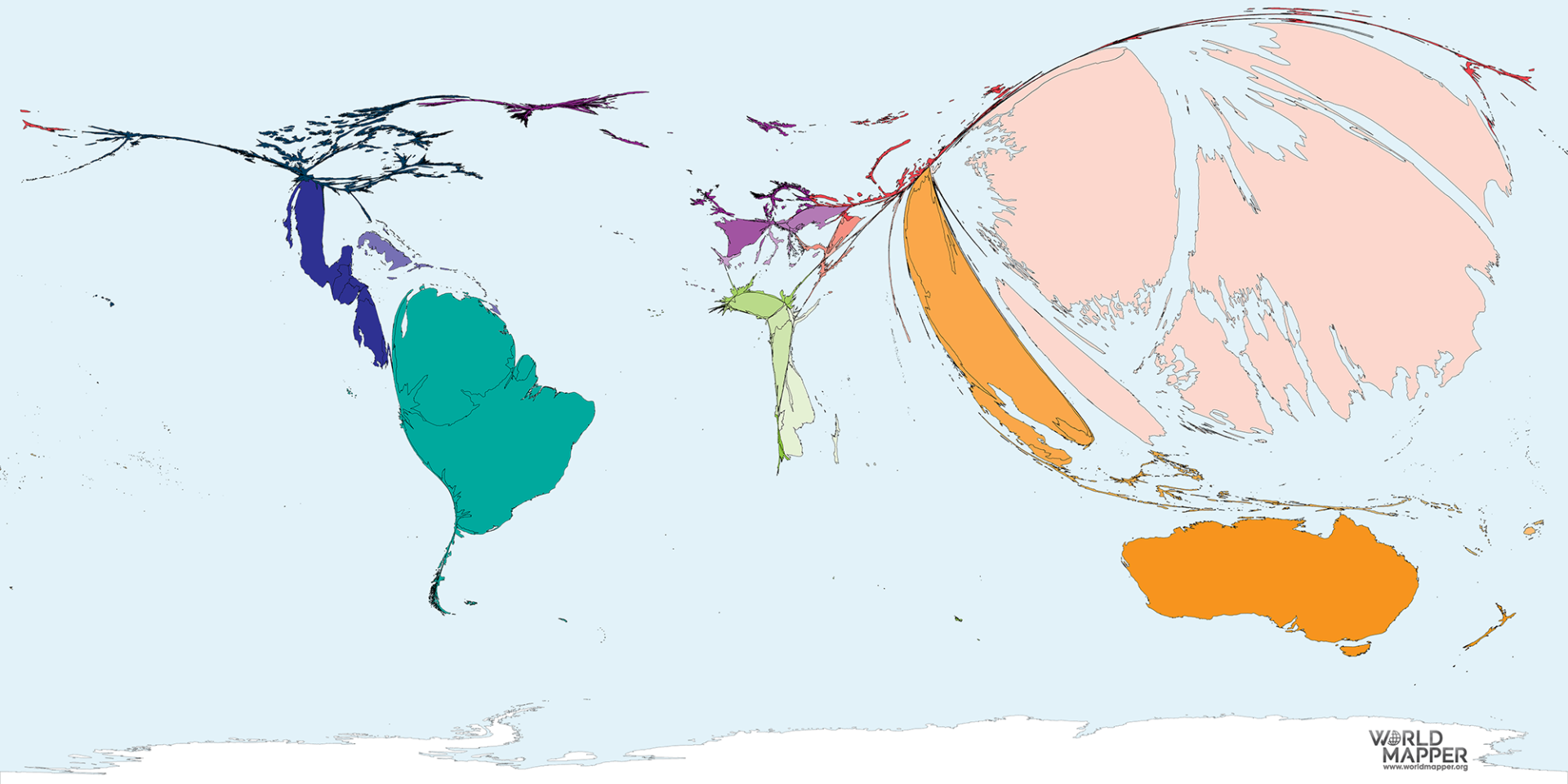 Reference map - Worldmapper