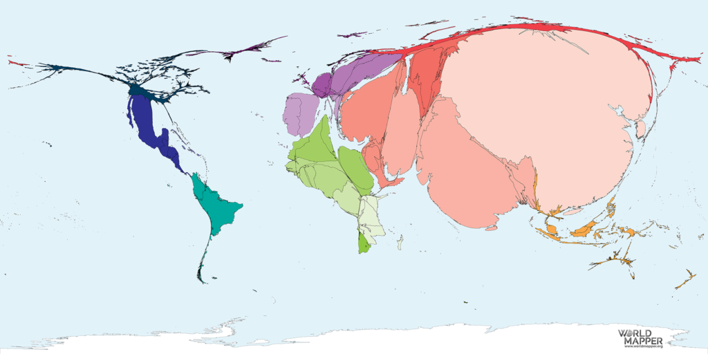 Tomato Production Increase 2000-2016 - Worldmapper