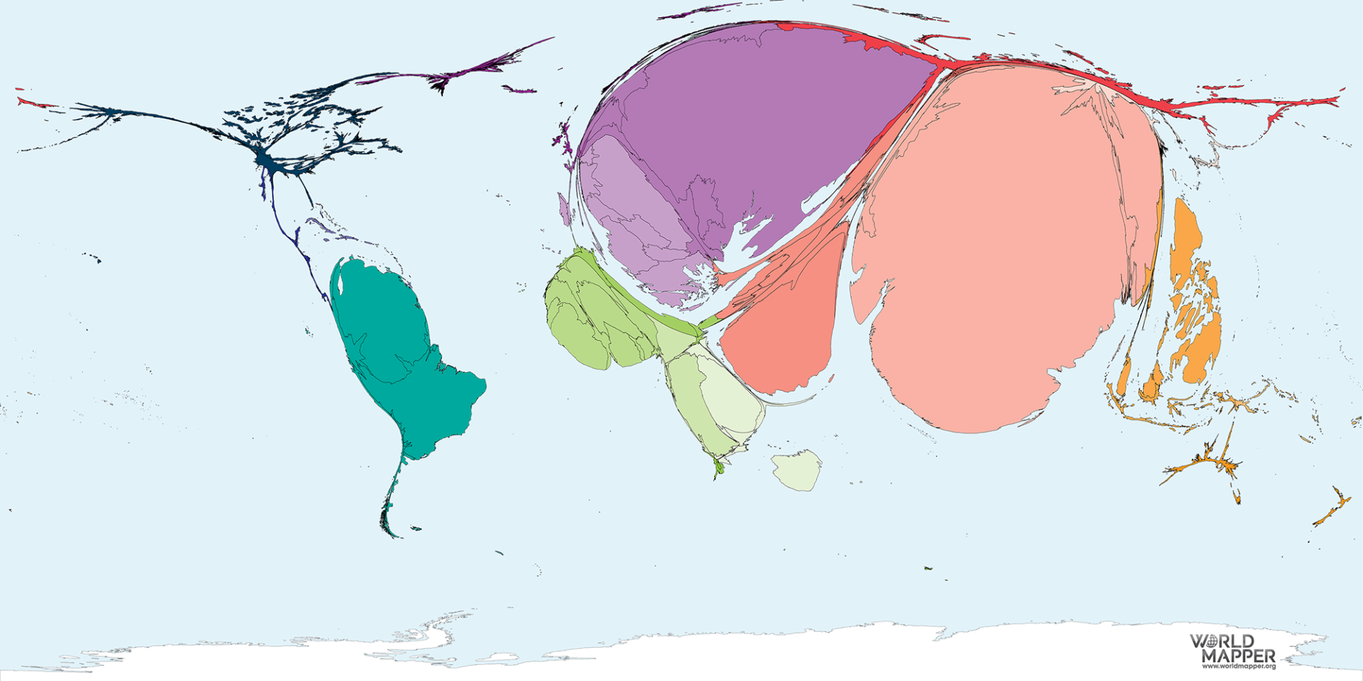 Urban Population - Worldmapper