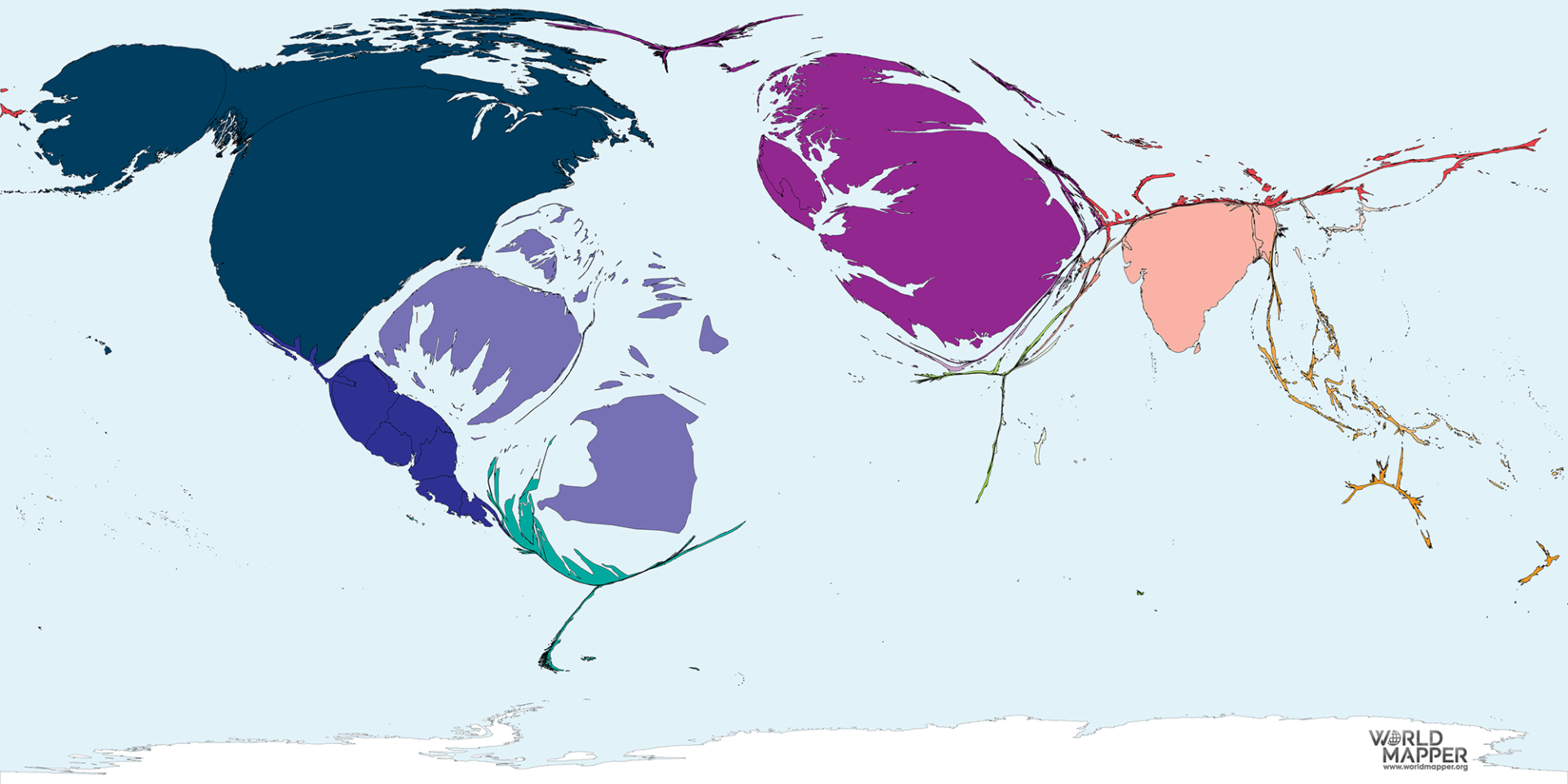 Reference map - Worldmapper