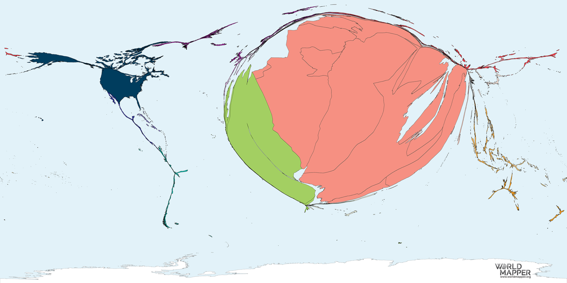 Reference map - Worldmapper