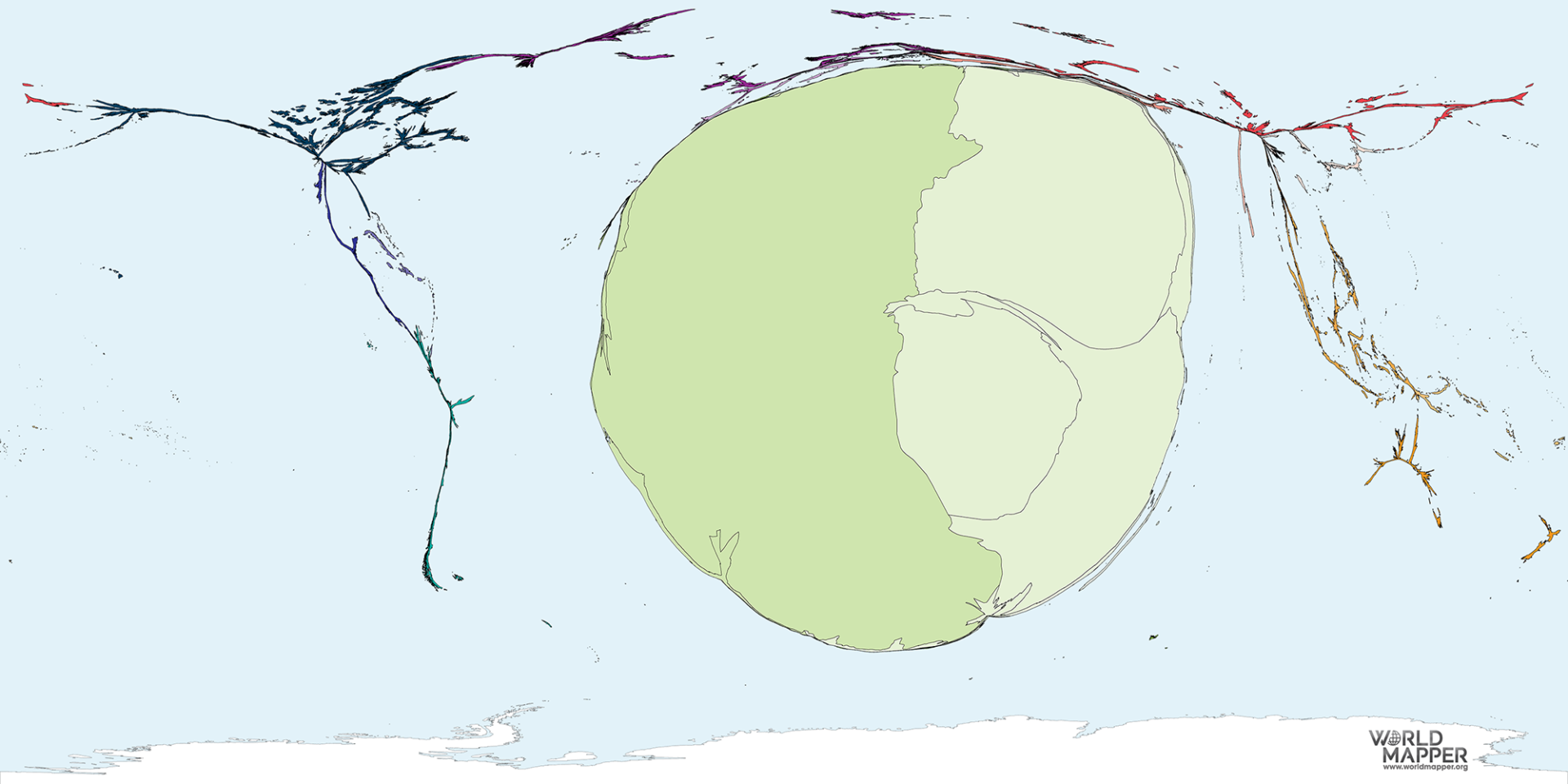 Migration to Rwanda 1990-2017 - Worldmapper